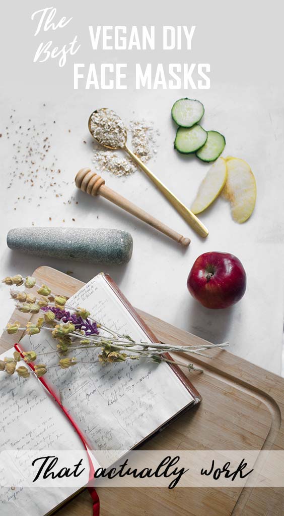The BEST Vegan DIY Face Masks - TUTORIALS - oats, apples, cucumbers ...
