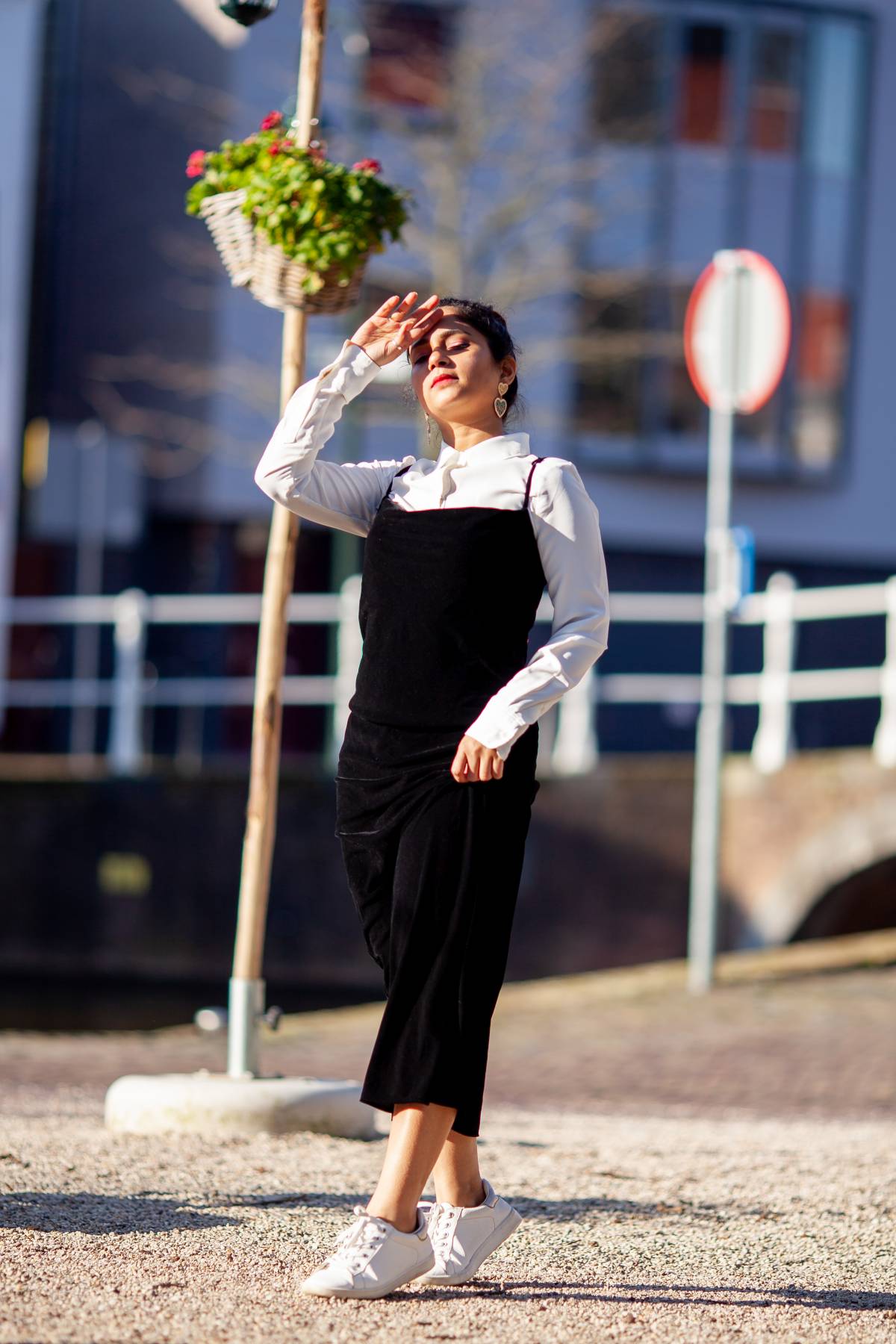 French Bordeaux : How to style slip dress - LOOKS - Fashion Potluck